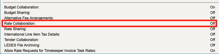 Determining if your Client uses Collaborati for Rate Submission ...